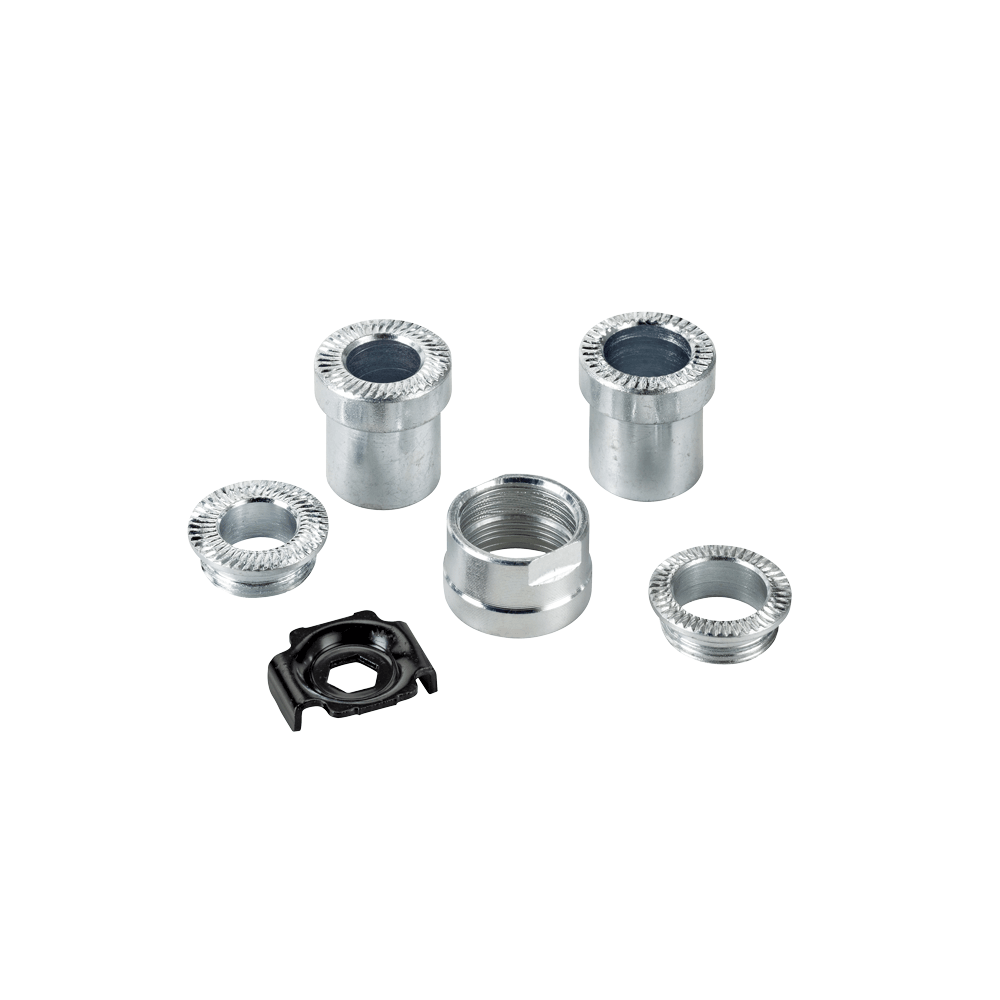 Elite Knurled Thru Axle Adaptor (Silver) – BUMSONTHESADDLE