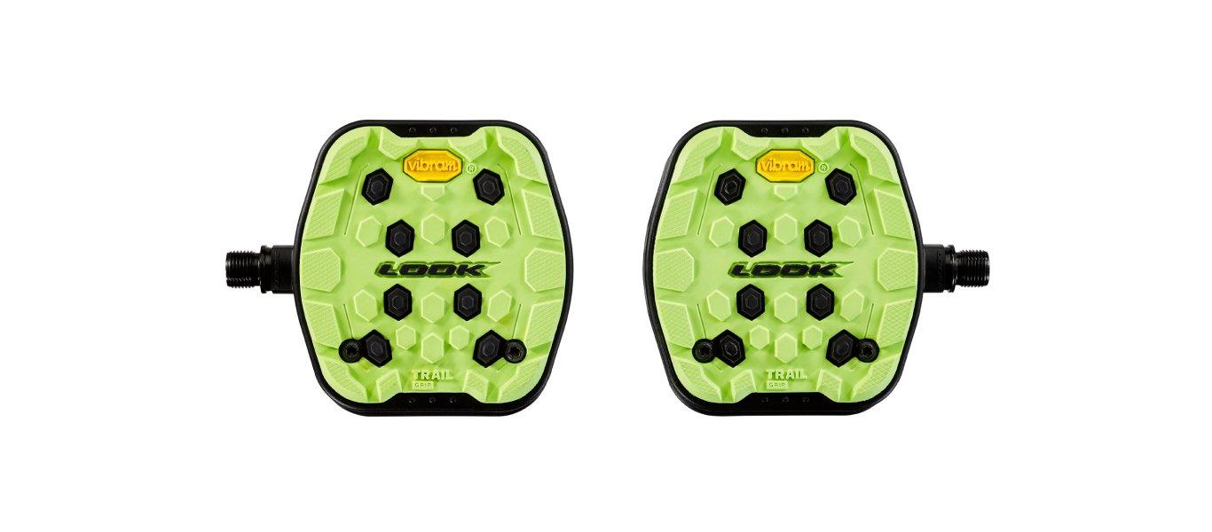 Look Trail Grip Platform Pedals (Lime) – BUMSONTHESADDLE