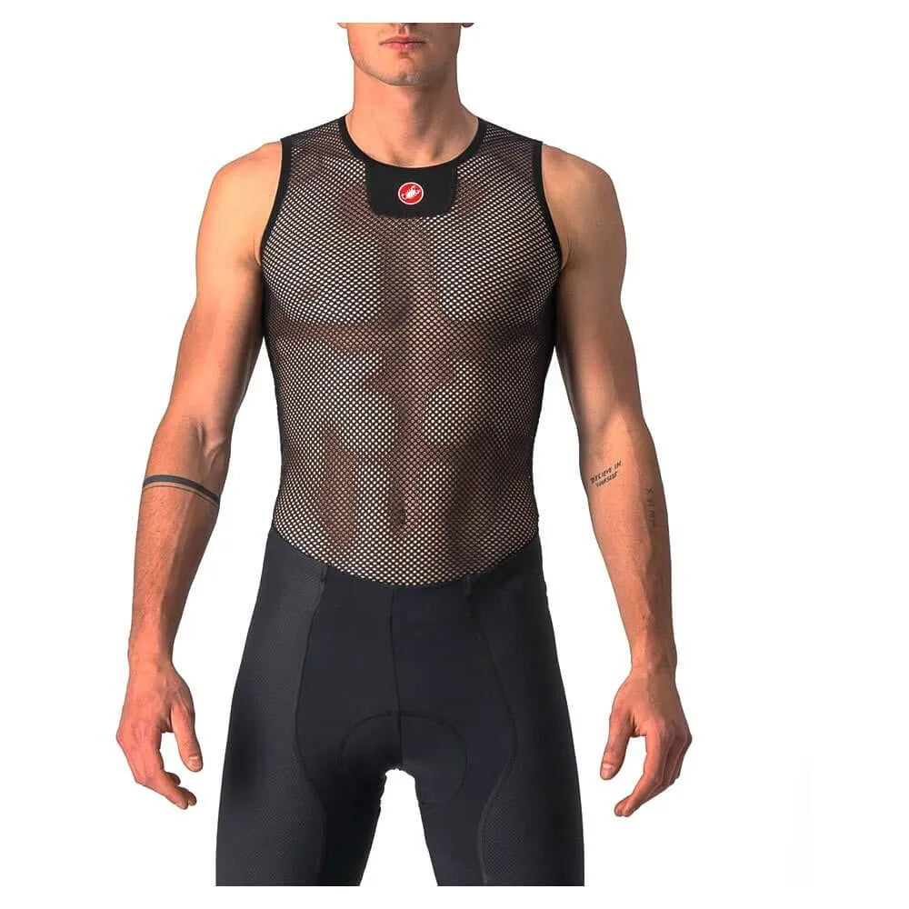 Castelli Core Mesh 3 Sleeveless Mens Cycling Baselayer (Black ...