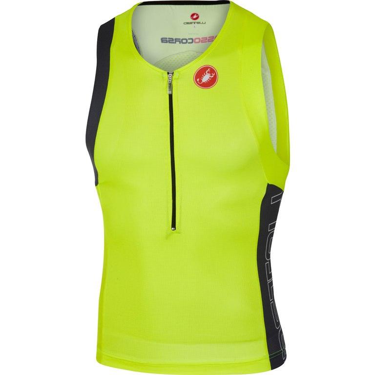 Castelli Free Tri Men's Triathlon Top (Yellow Fluo) – BUMSONTHESADDLE