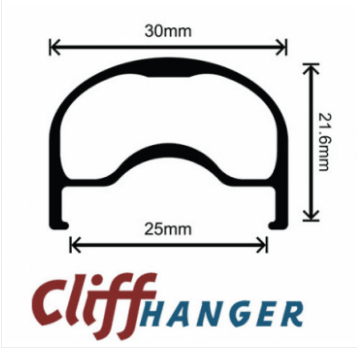 Velocity Cliffhanger MSW 26" Rim Brake Rims (Black) – BUMSONTHESADDLE