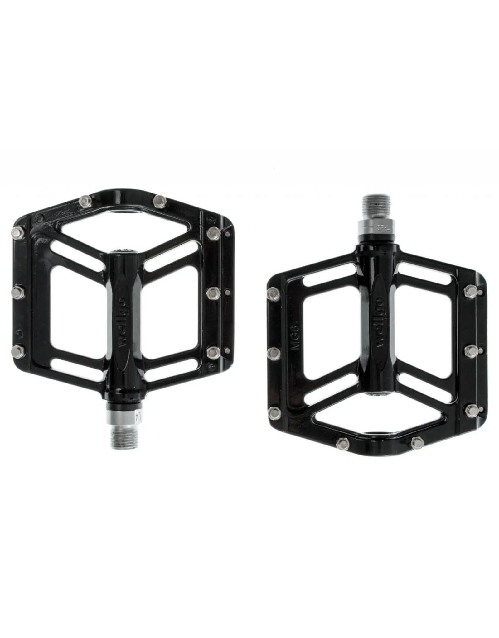 Wellgo MG6 Flat Alloy Pedal (Black) – BUMSONTHESADDLE